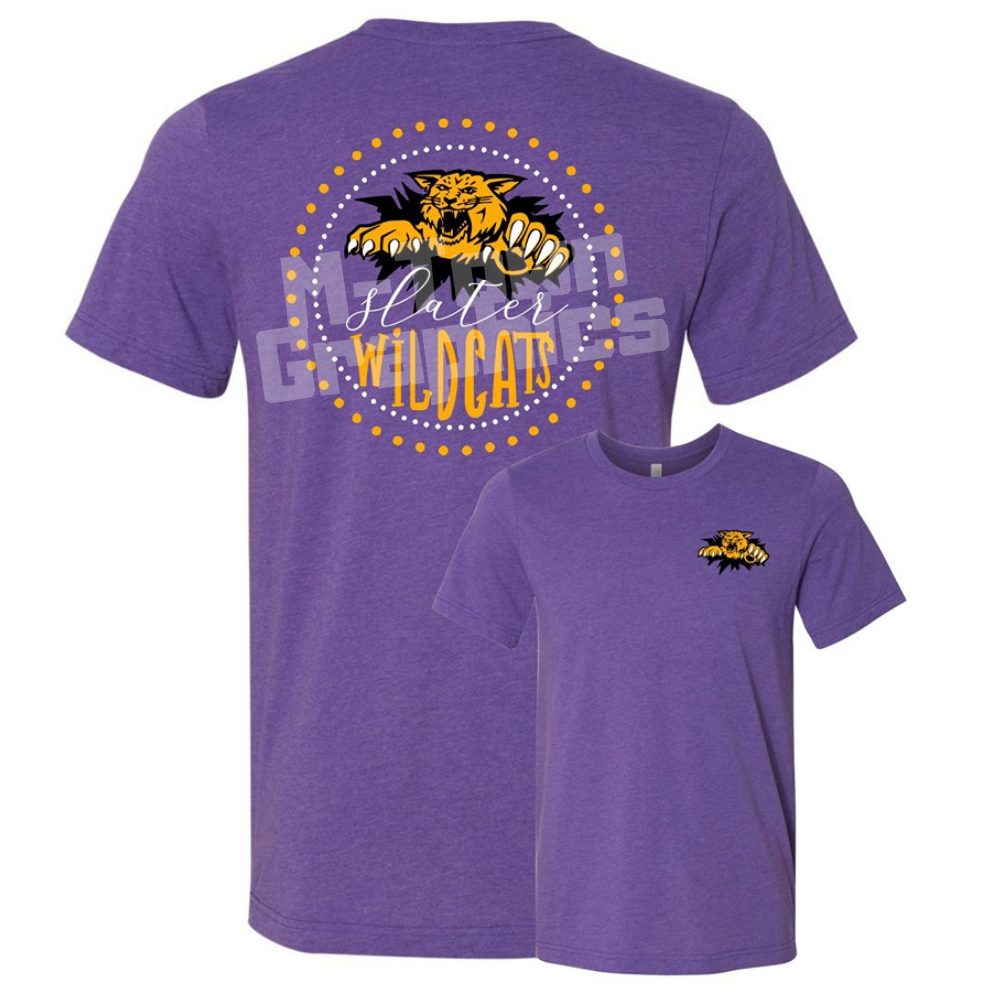 Slater Wildcats Circle Design | M-TOWN GRAPHICS